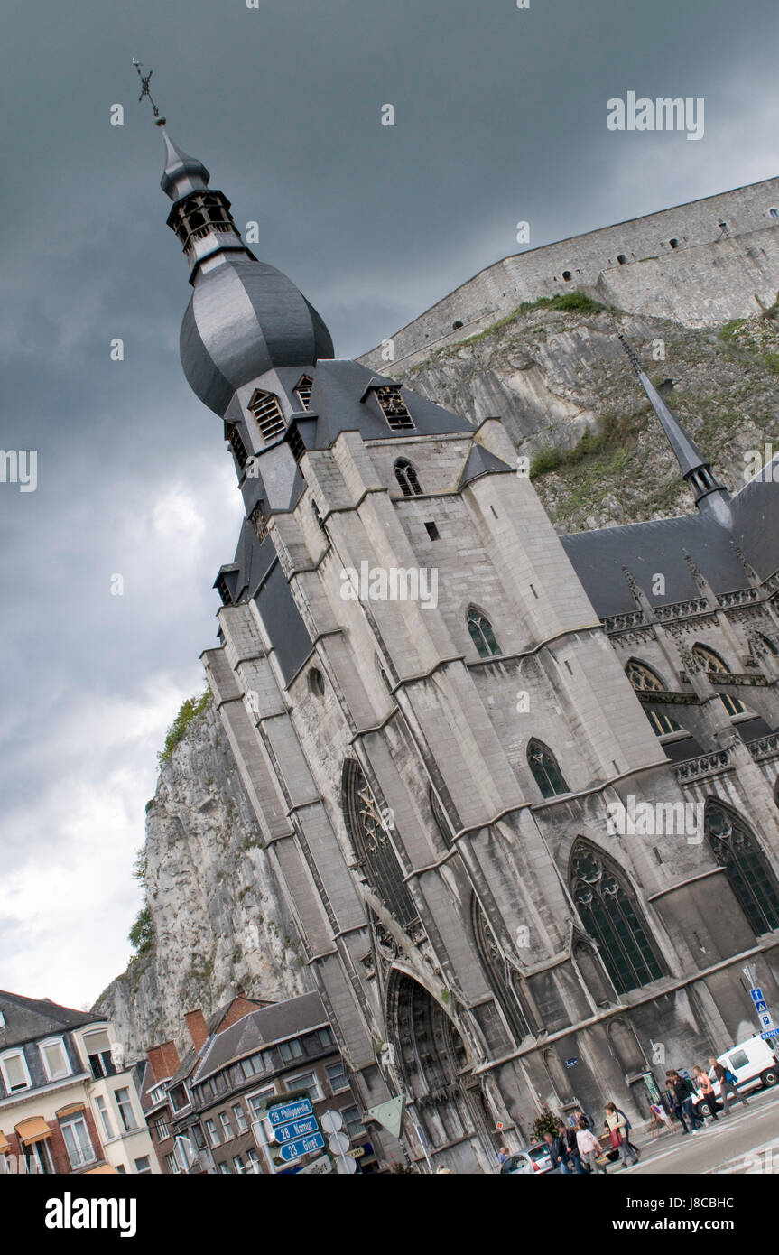 the collegiate church of notre-dame in dinant Stock Photo - Alamy