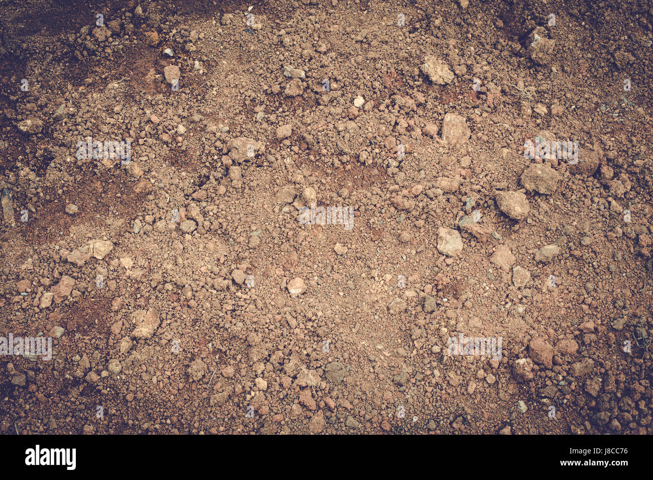 Tropical laterite soil or red earth background. Red mars seamless sand ...