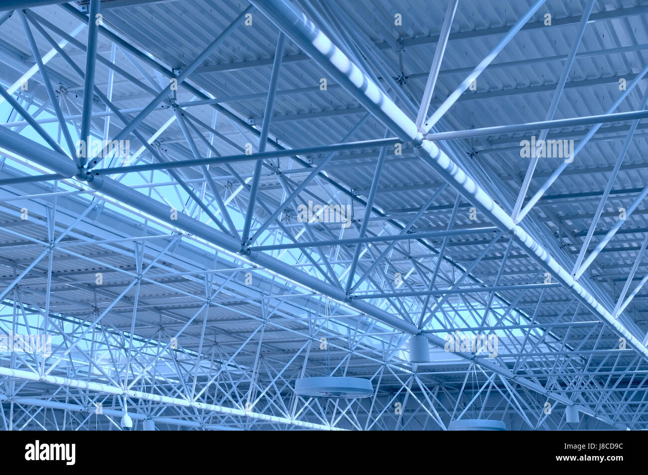 hall, blue, office, build, inside, colour, model, design, project ...