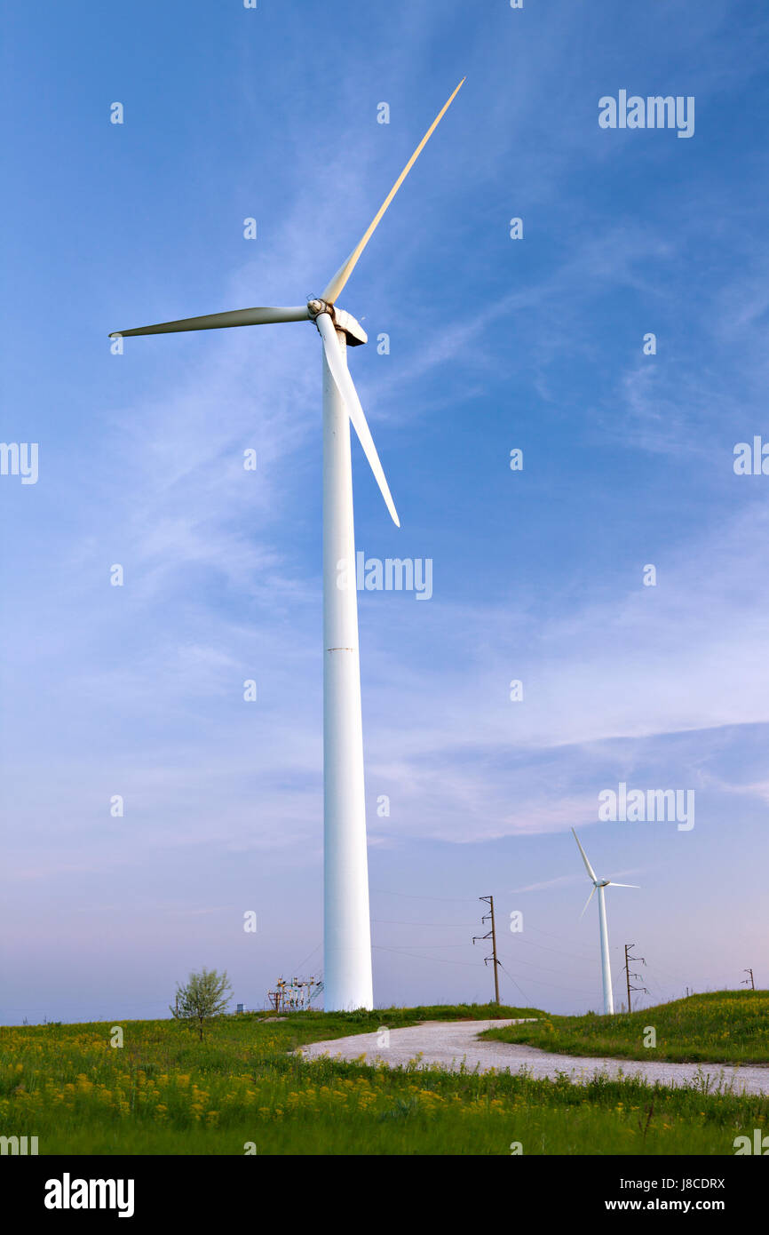 Wind power station Stock Photo - Alamy