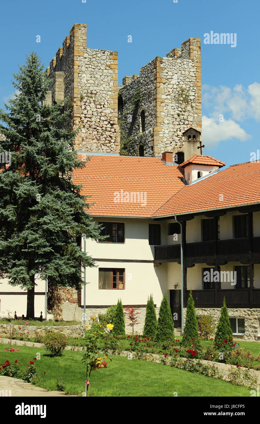 Monastery Manasija, Serbia Stock Photo - Alamy