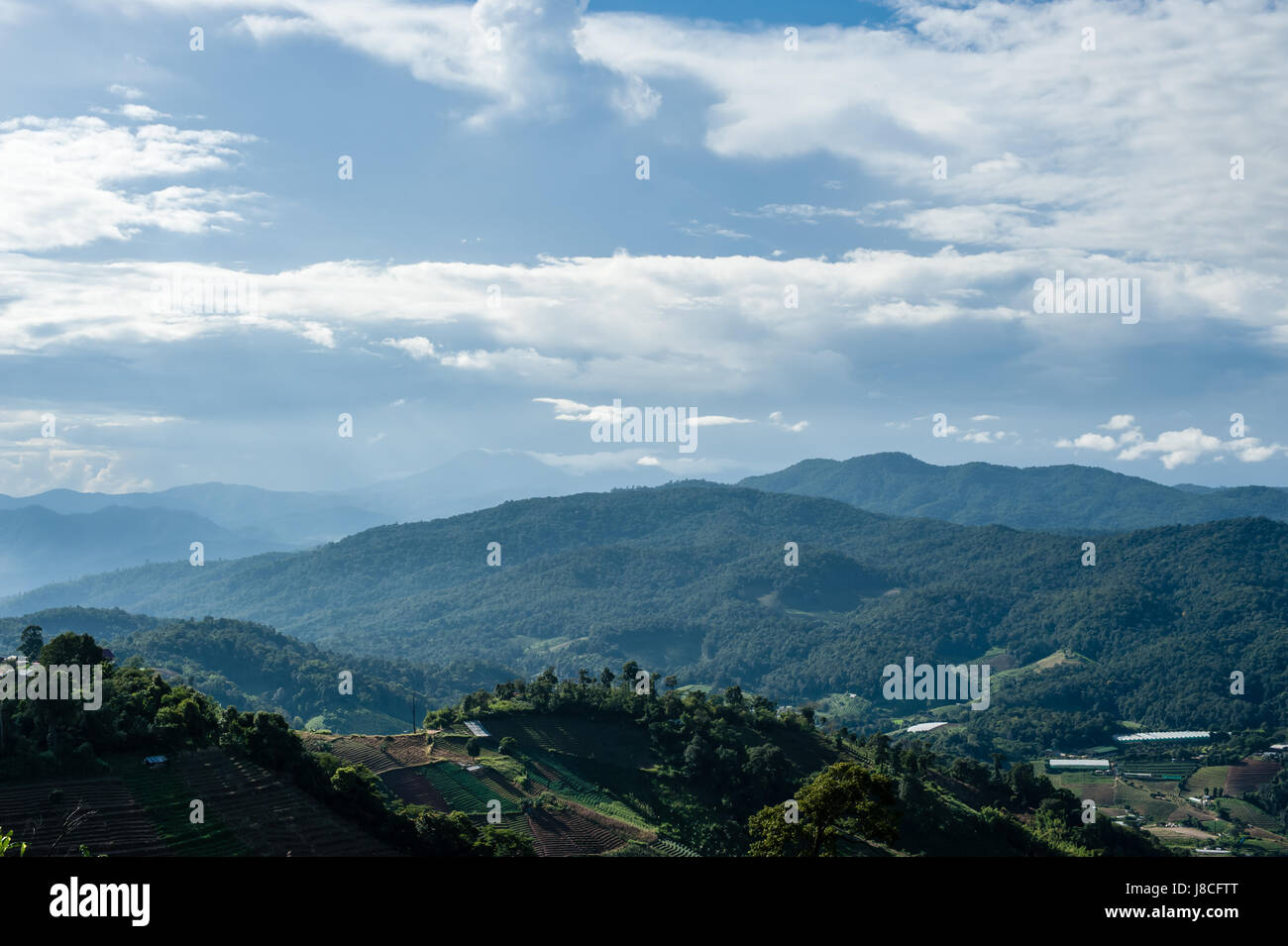 Beautiful natural in Mon Cham (Mon Jam) mountain, Mae Rim, famous ...