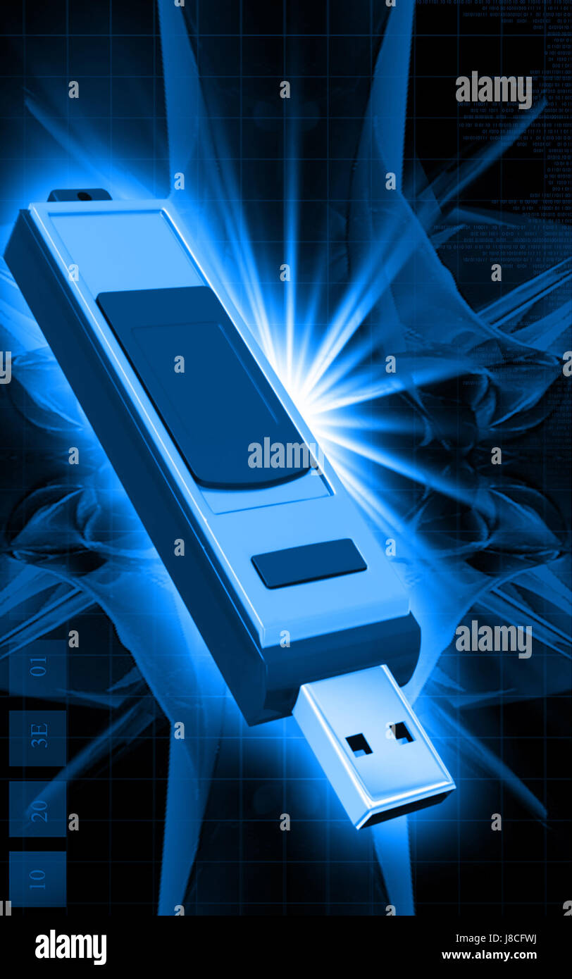 blue, PC, computers, computer, graphics, colour, illustration, electric ...