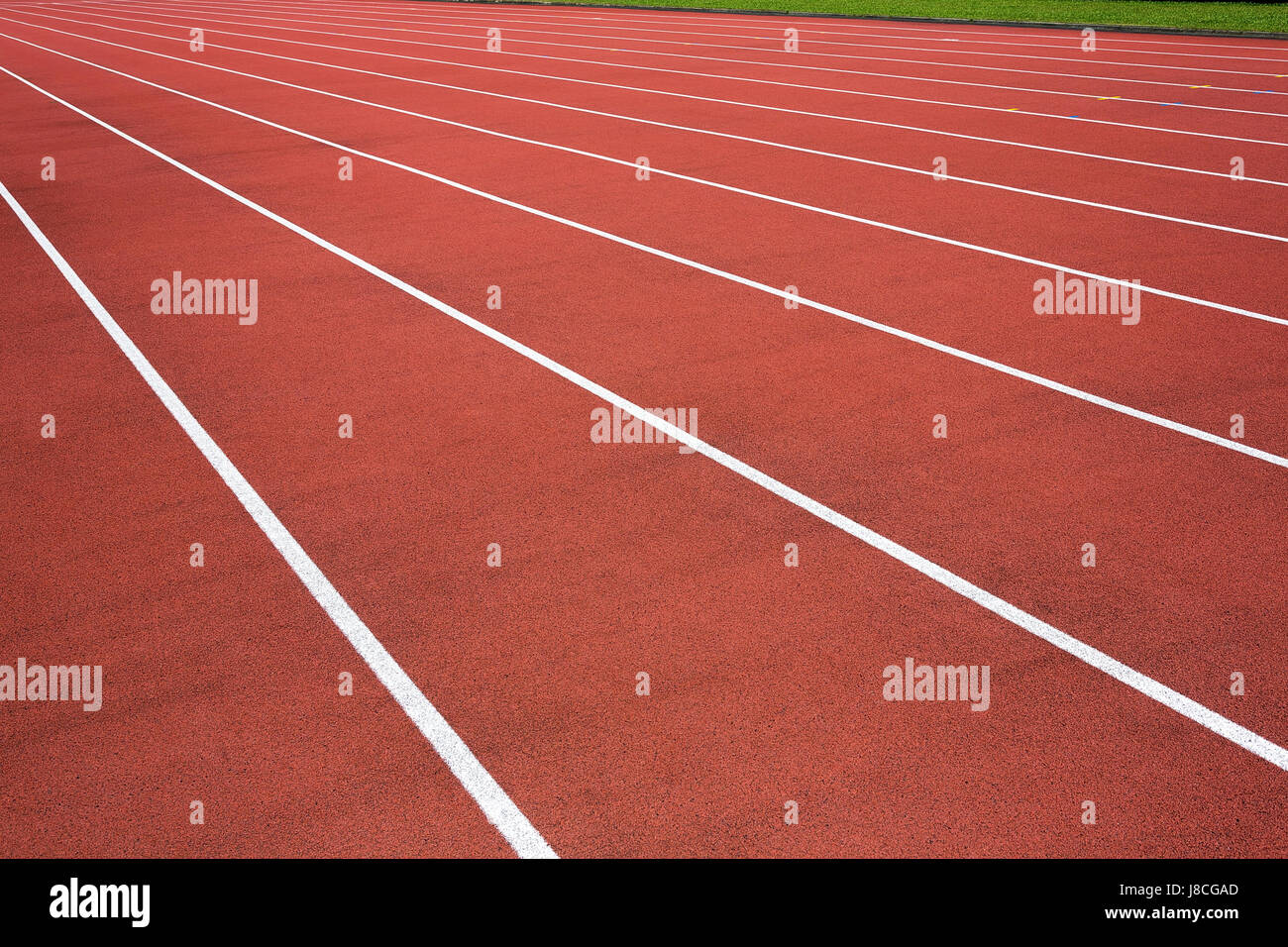 Athletics Running Track Stock Photo - Alamy