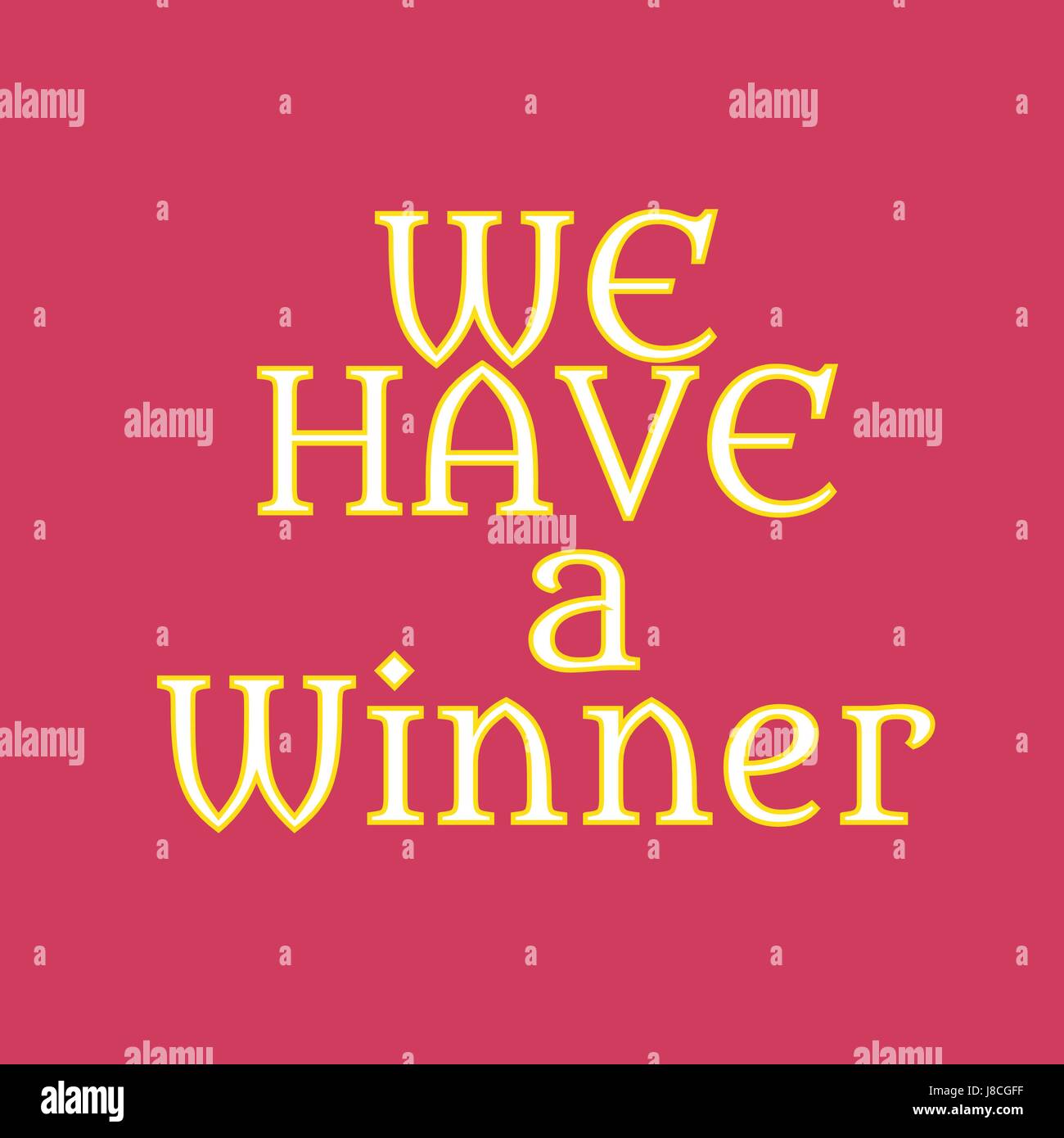 we have a winner vector background, t-shirt design Stock Vector Image ...
