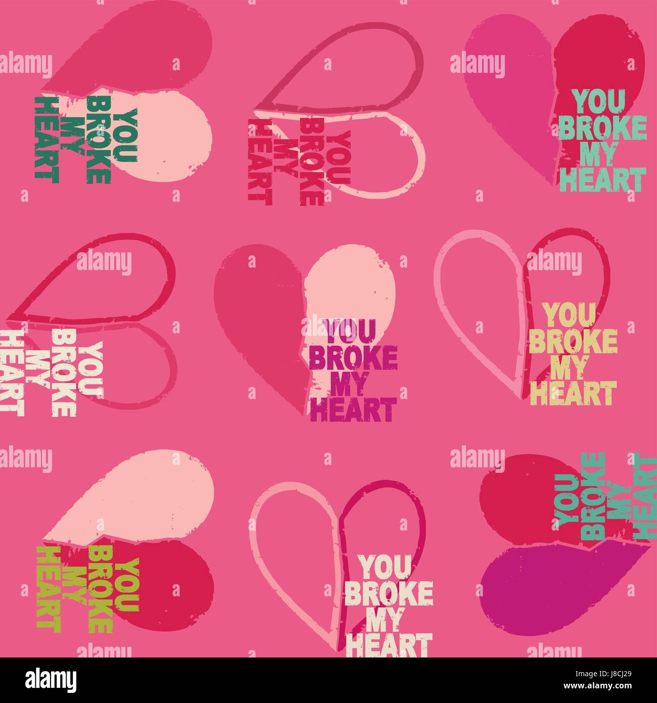 Pink vector seamless hi-res stock photography and images - Alamy