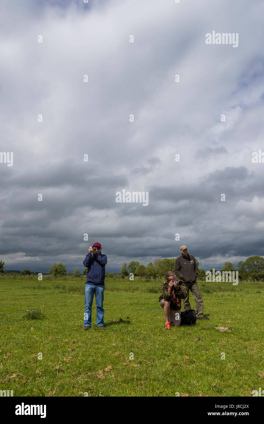 A group of photographers on a training course given by the photographer ...