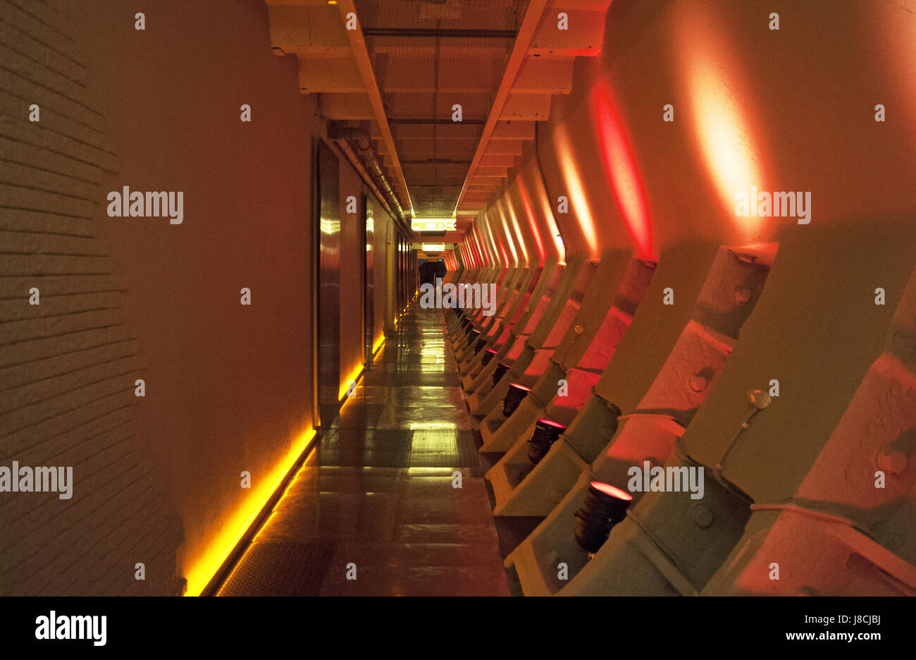 Moscow, Russia: a tunnel at Bunker-42, anti-nuclear underground ...