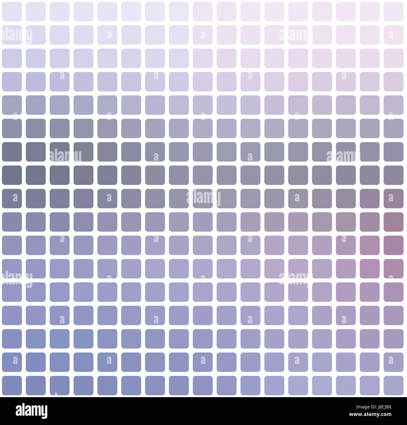 Pale pink grey blue abstract rounded corners tiles mosaic over white ...