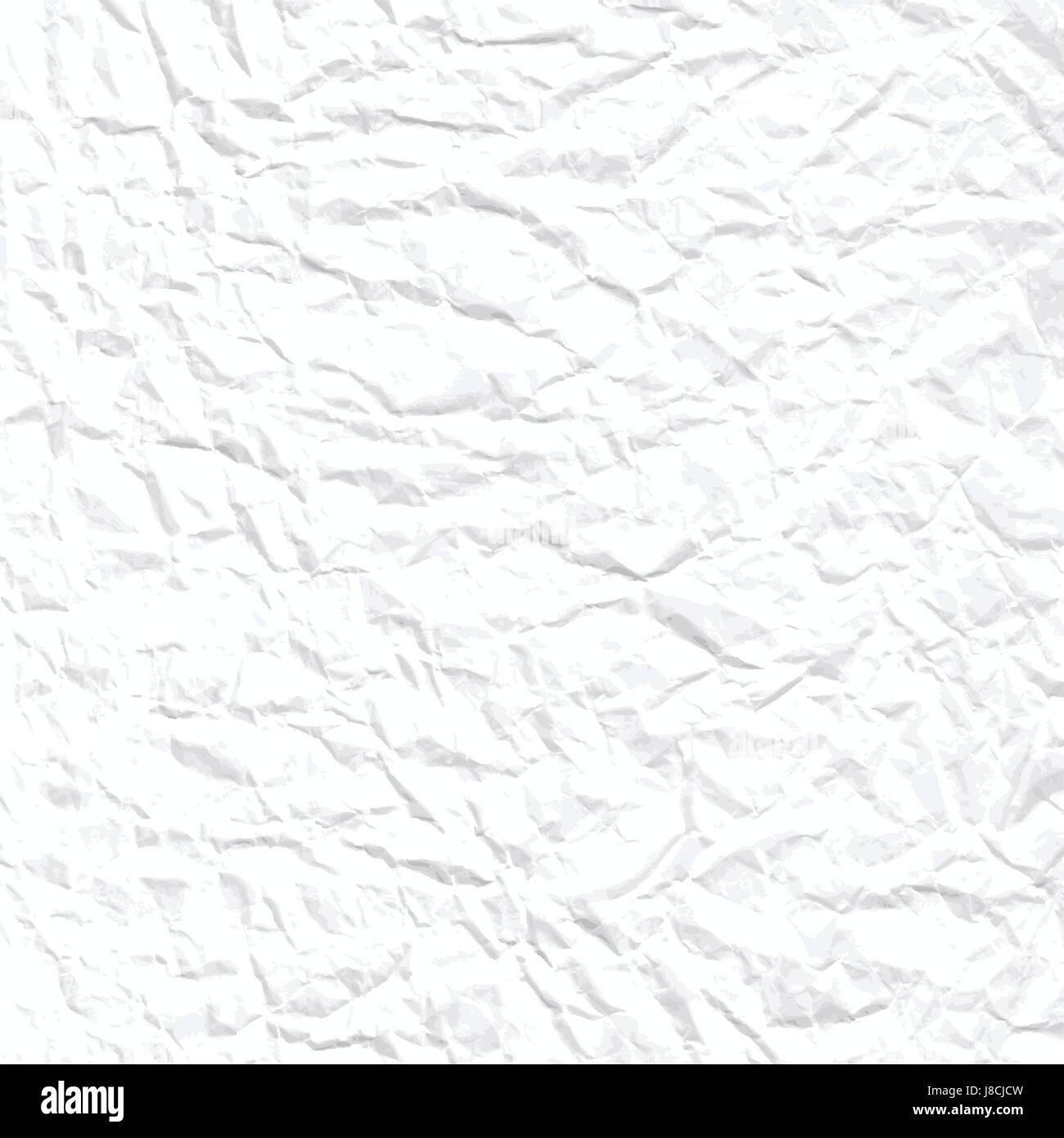 White blank wrinkled paper Stock Vector Images - Alamy