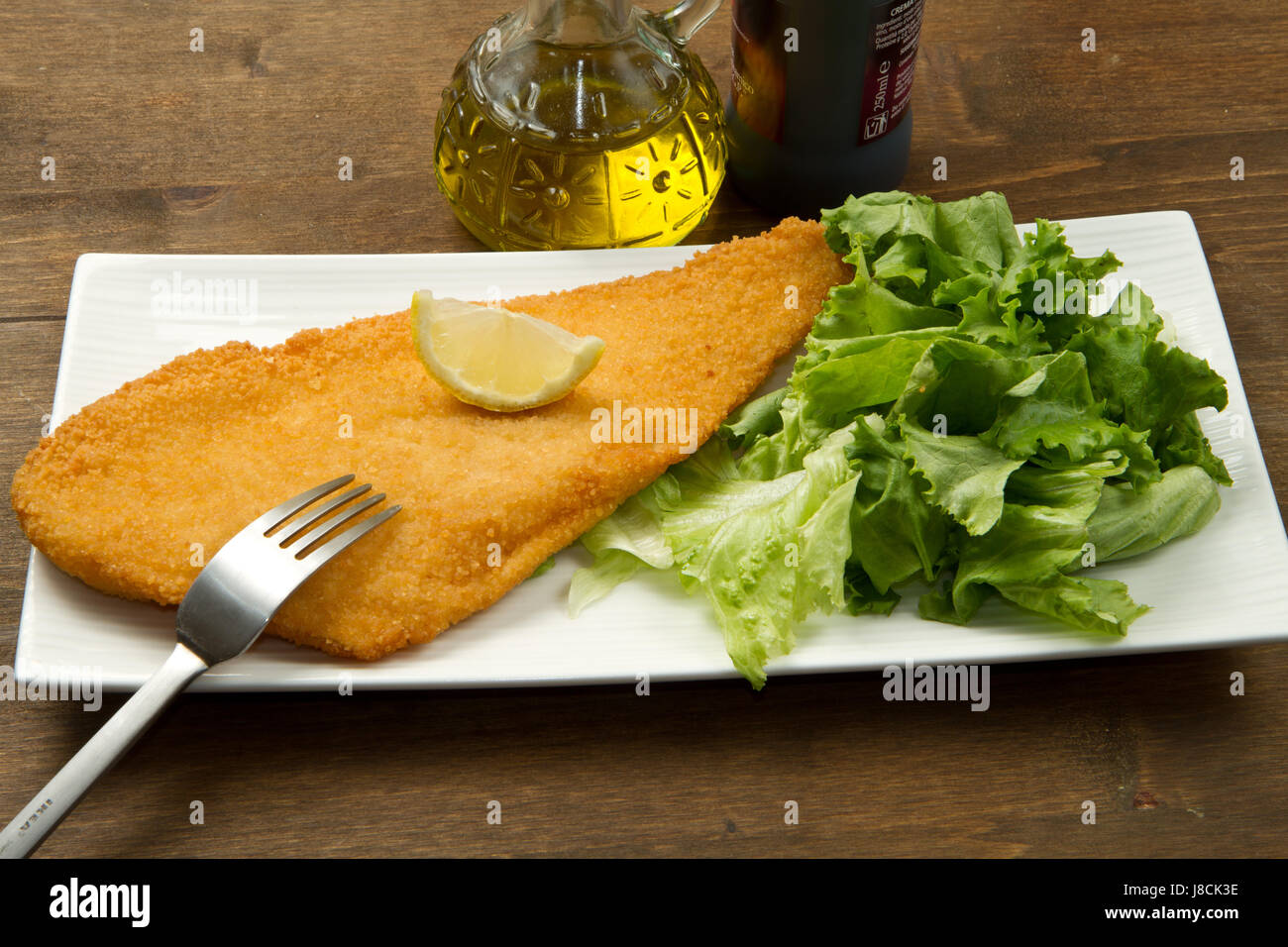 angle, fish, fillet, fried, fish dish, salad, stuffed, food, aliment ...