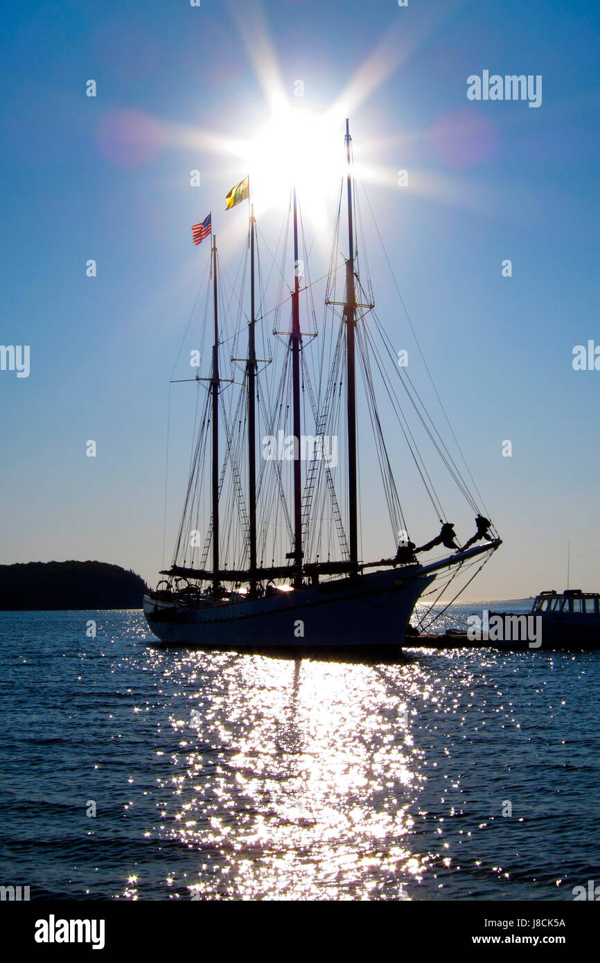 seafaring, sail, cruise, boat, schooner, ship, shine, shines, bright ...