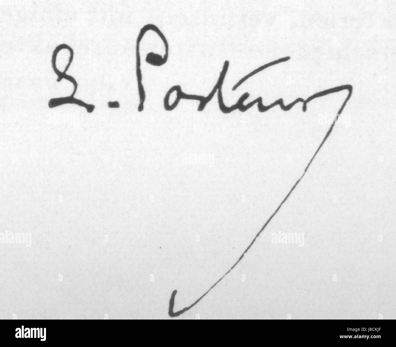 Louis Pasteur signature Stock Photo - Alamy