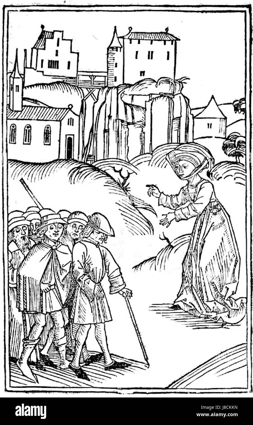 The 'Lirer chronik' is a historical document, likely from the medieval ...