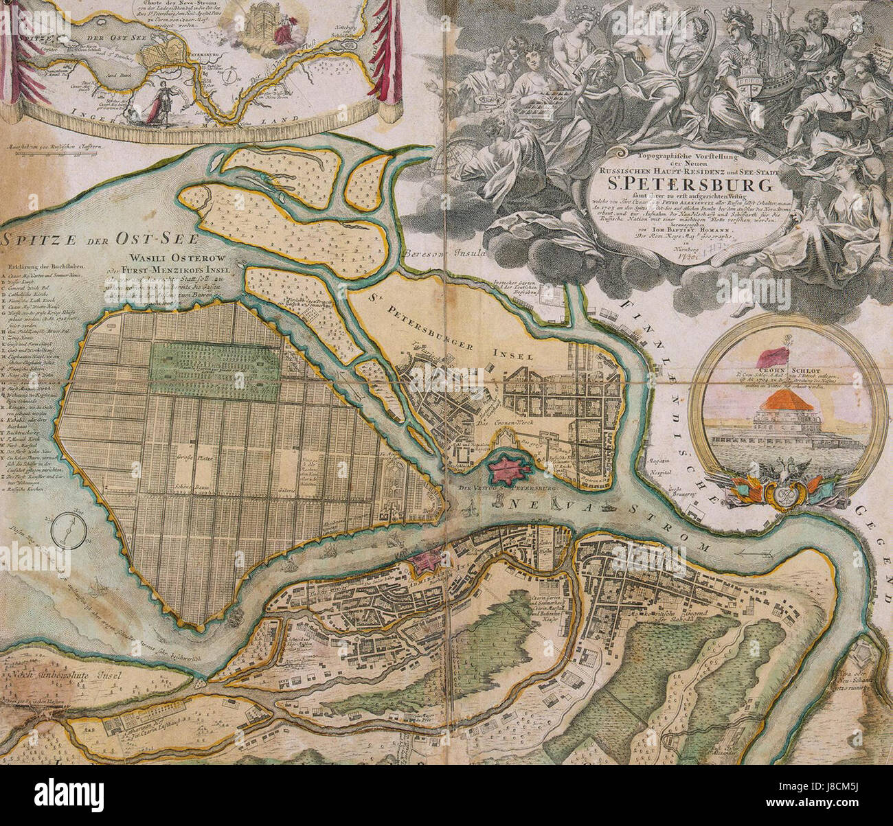 1720 map hi-res stock photography and images - Alamy