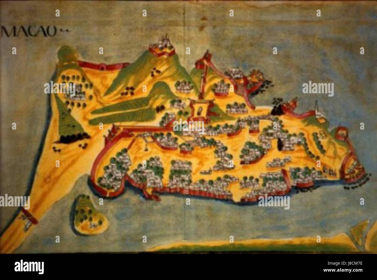 Historical map of macau hi-res stock photography and images - Alamy