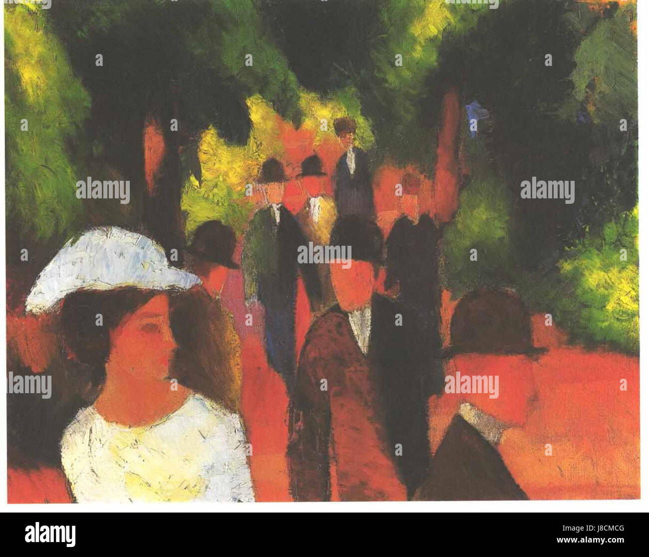 The 'Macke Promenade' likely refers to an artwork by August Macke, a ...