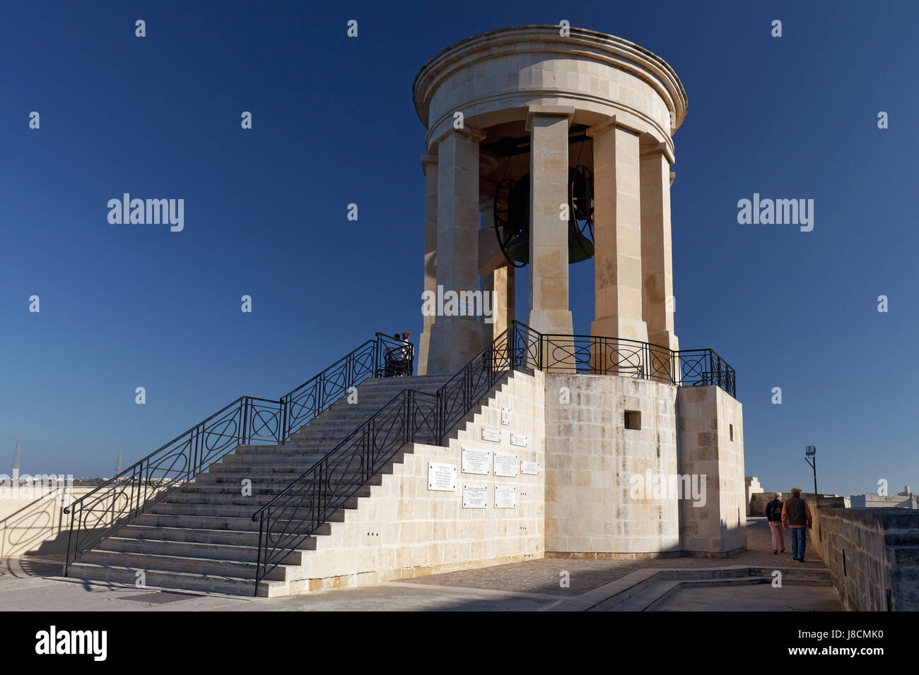 Victory Bell War Memorial, War Memorial, Valletta, Malta Stock Photo ...