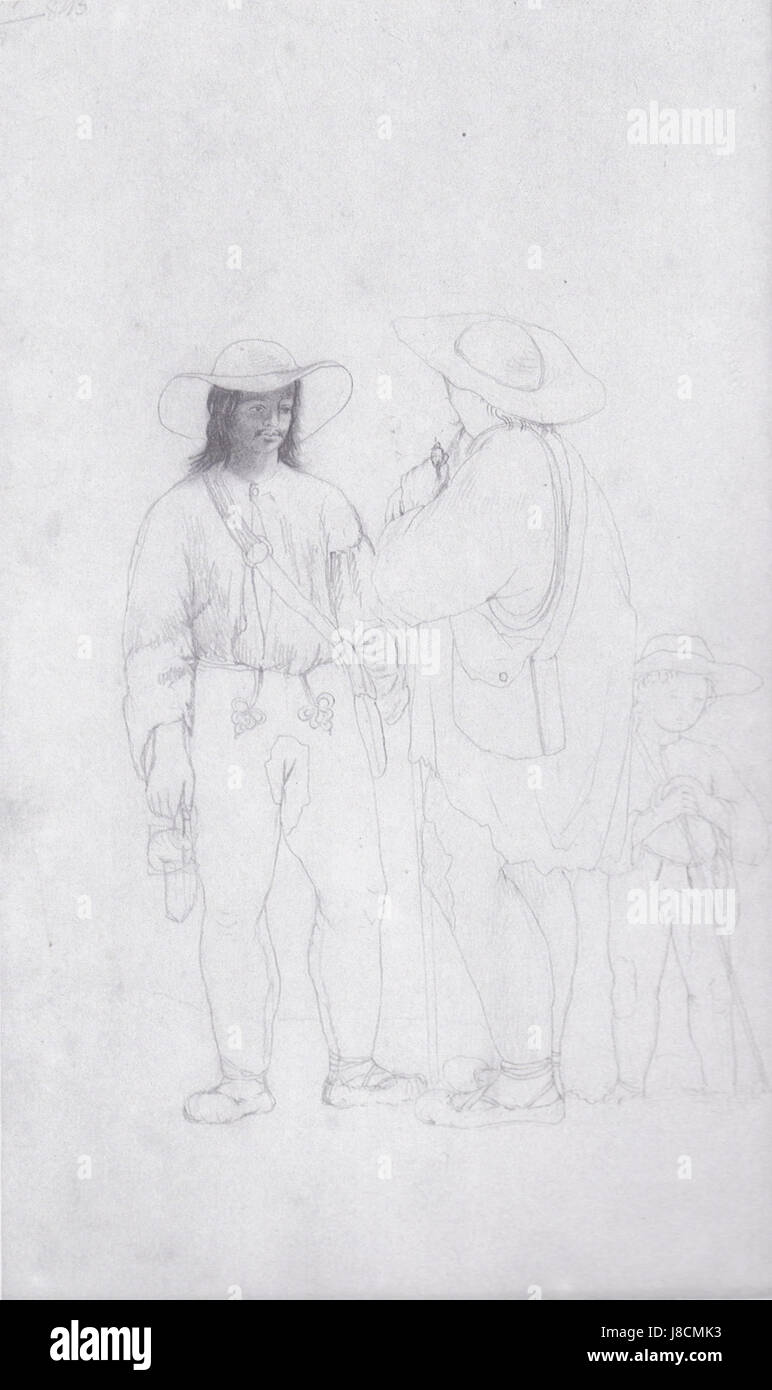 Markus Pernhartâ€™s 'Figurenstudie' from 1843 is a study of human ...