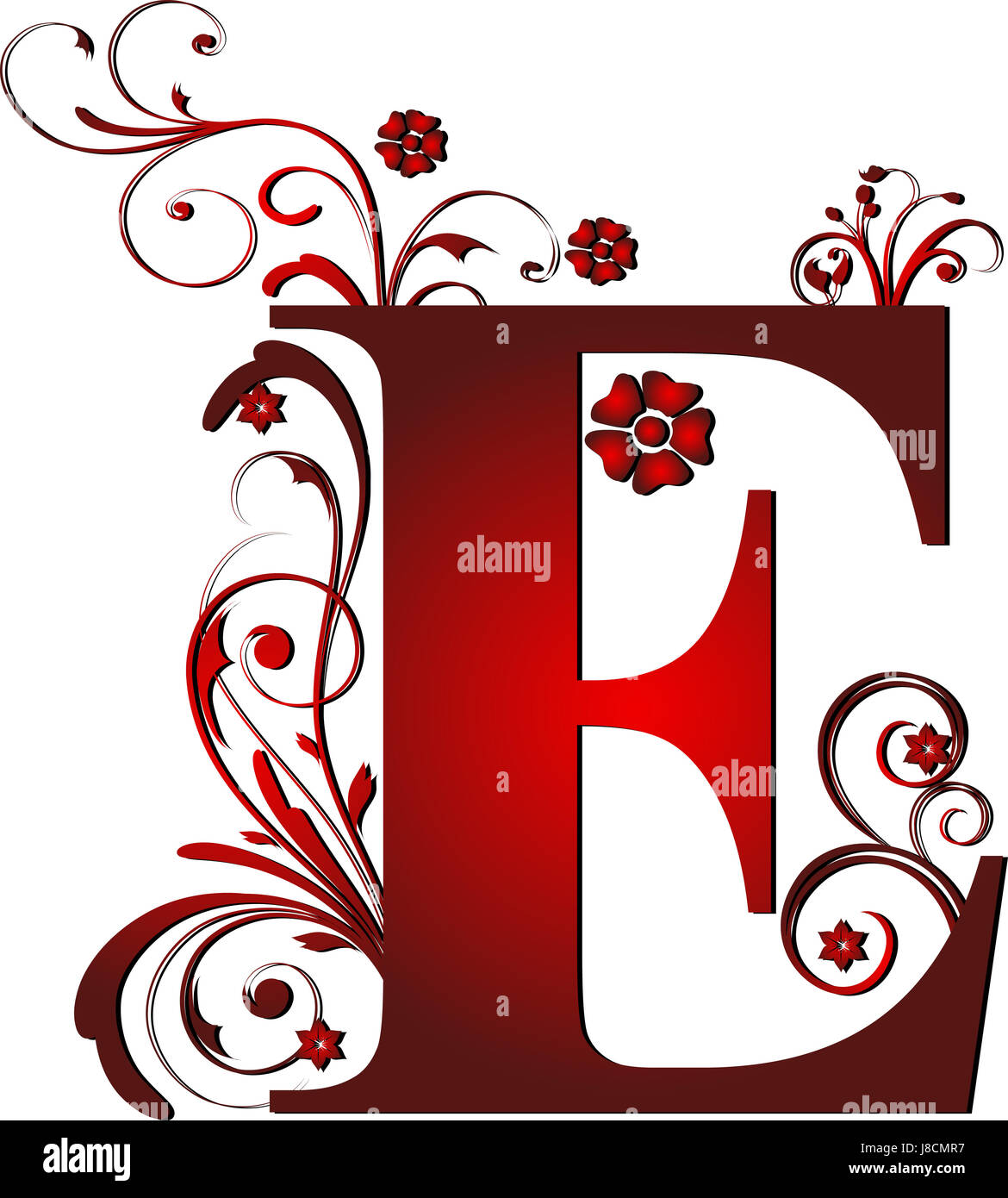 capital letter red Stock Photo - Alamy