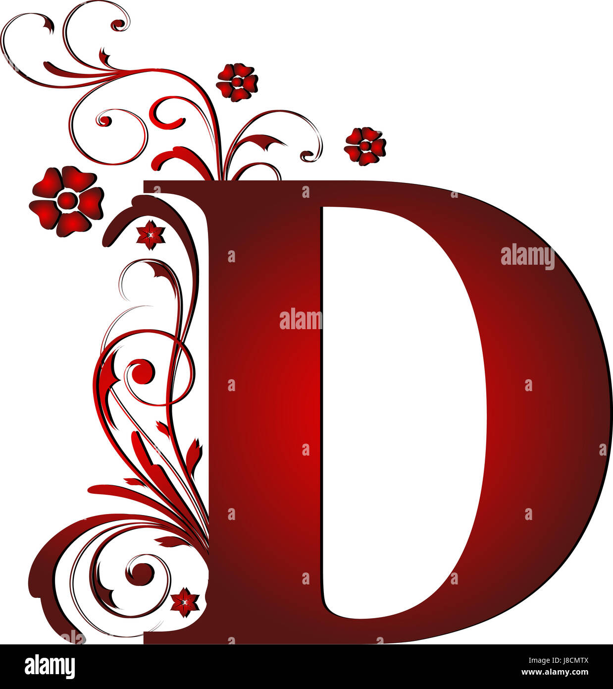 capital letter red Stock Photo - Alamy