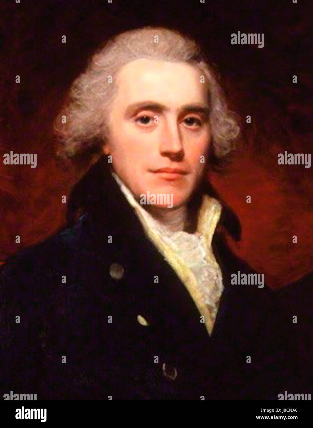 Henry Addington by Beechey Stock Photo - Alamy