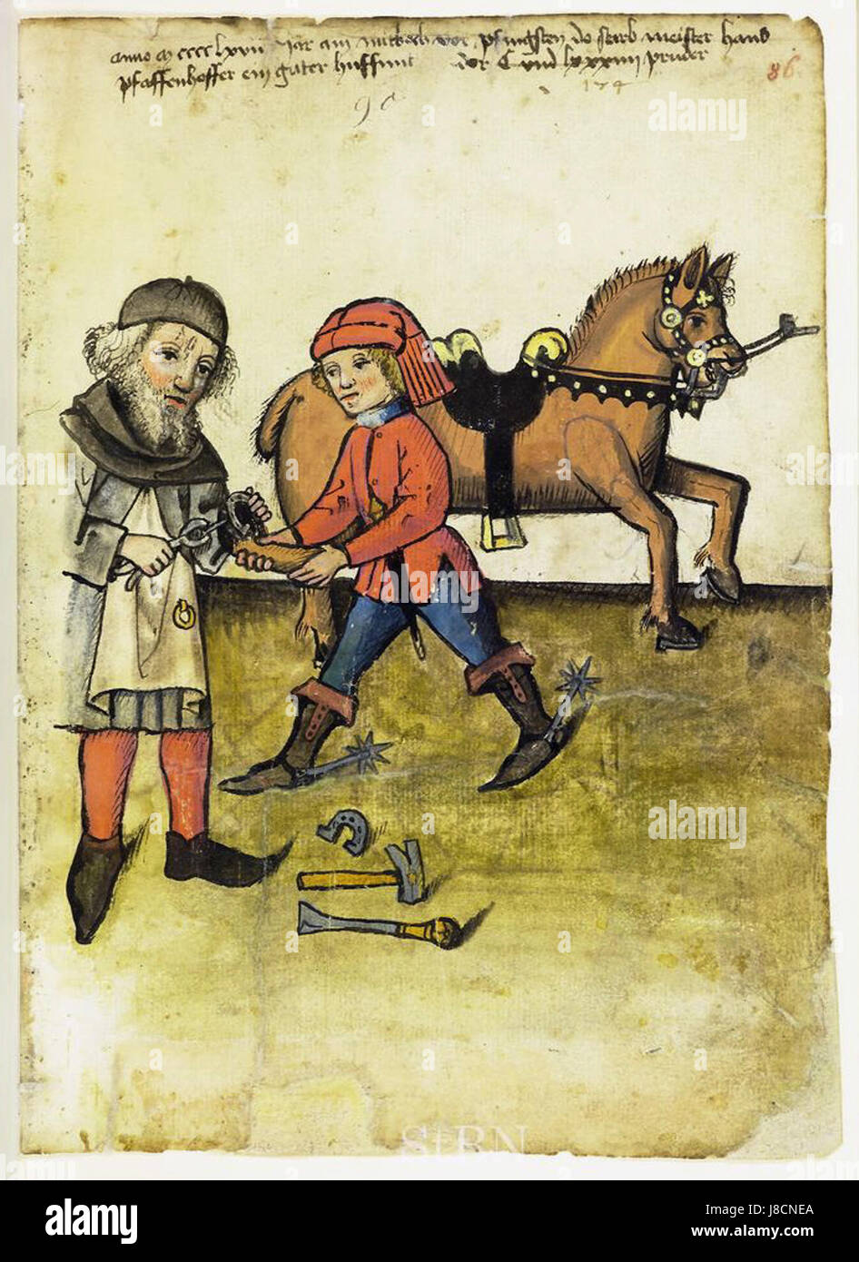 Mendel I 086 r refers to a manuscript detailing the early genetic ...