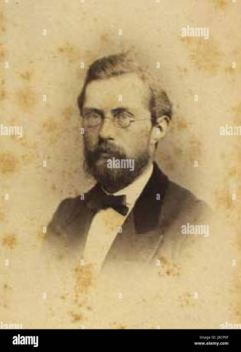 This portrait by Georg Emil Hansen features Eugen Warming, a notable ...