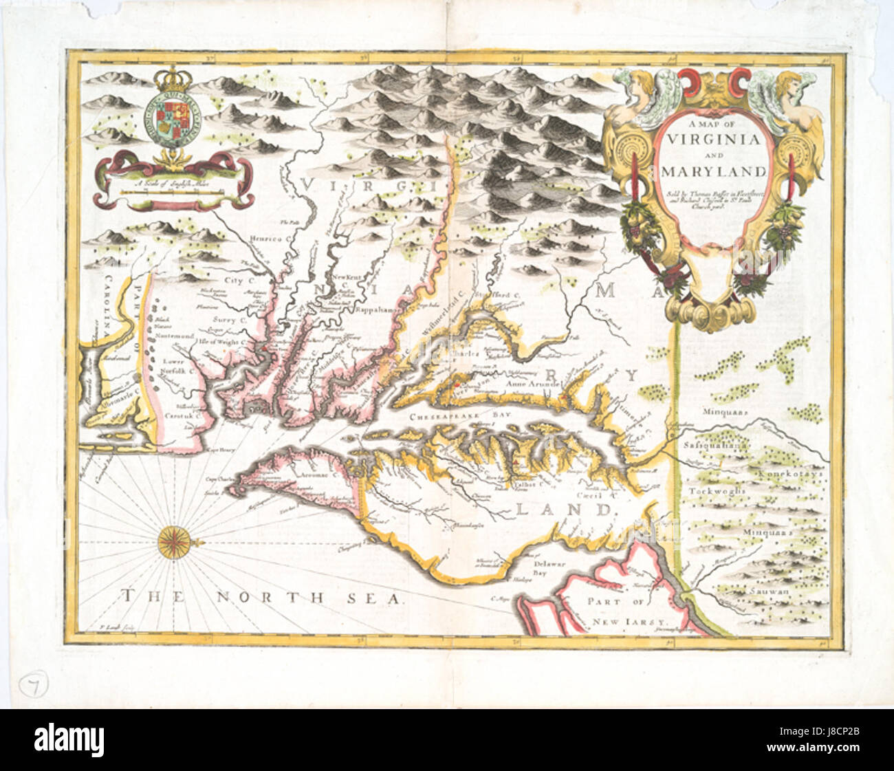 This 1756 map of Virginia and Maryland illustrates the geographical ... This 1756 map of Virginia and Maryland illustrates the geographical ...