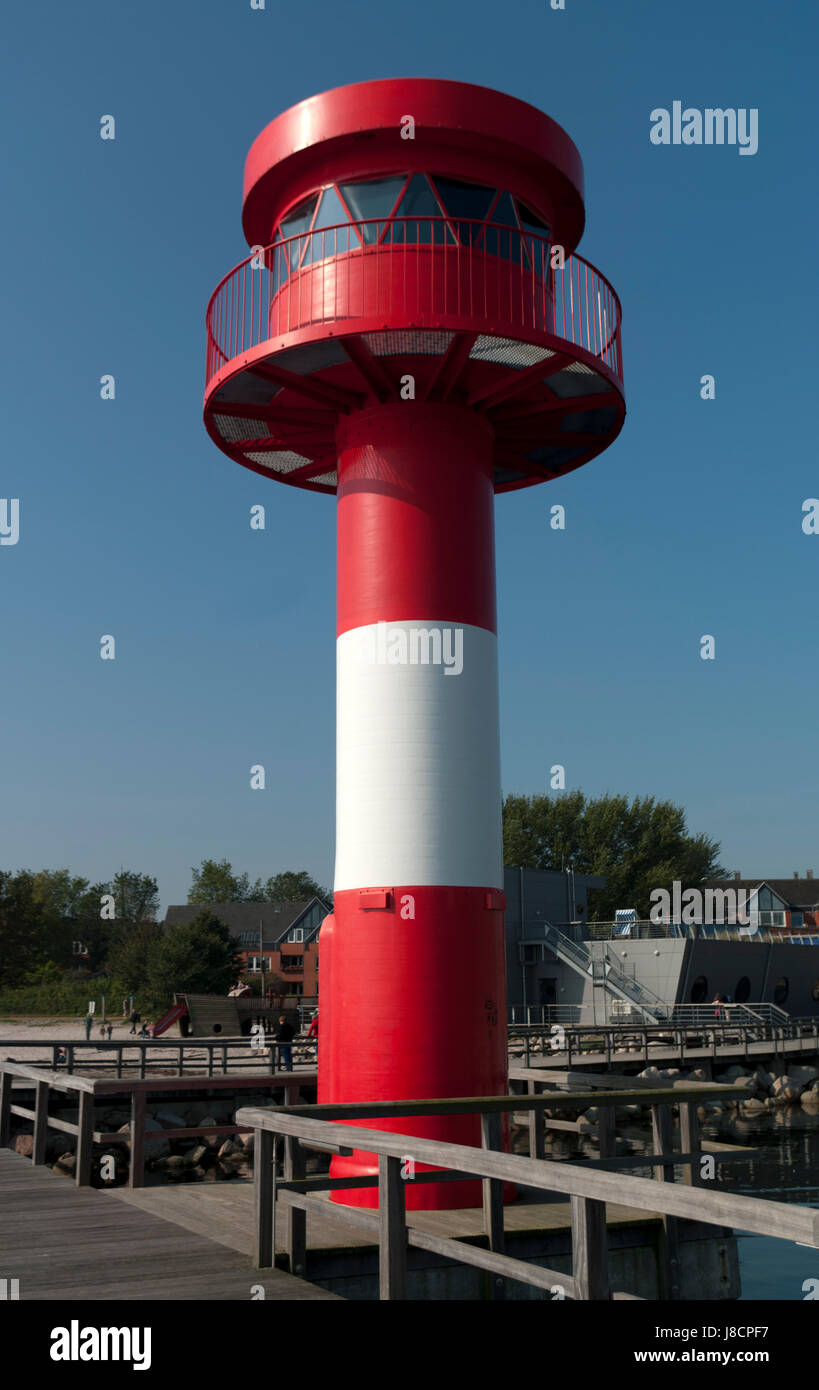 tower, new, beacon, lighthouse, sign, signal, blue, tower, navigation ...