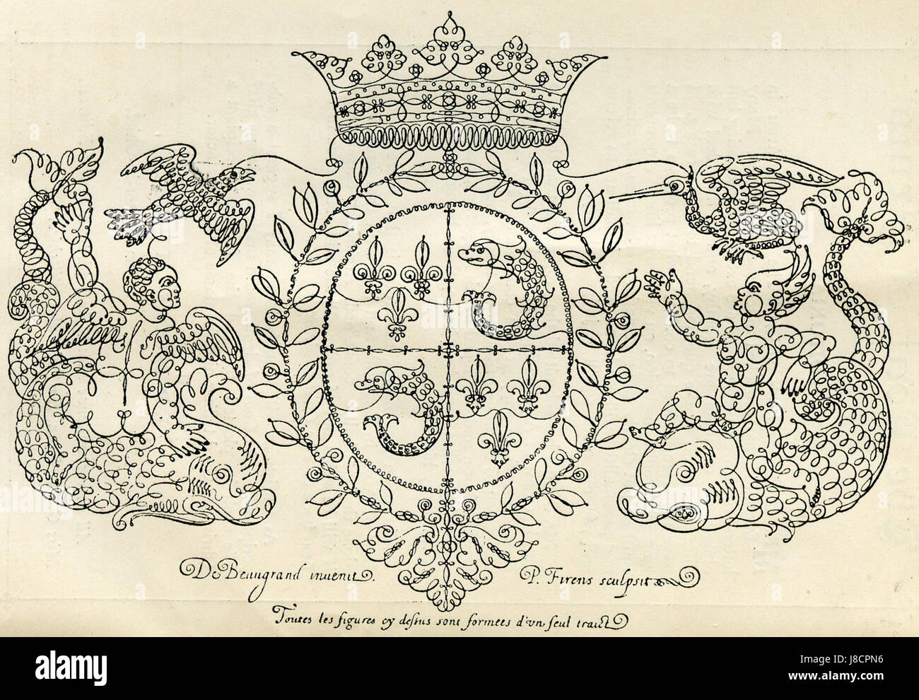 The Lineographic Dauphin Coat of Arms is a heraldic design that ...