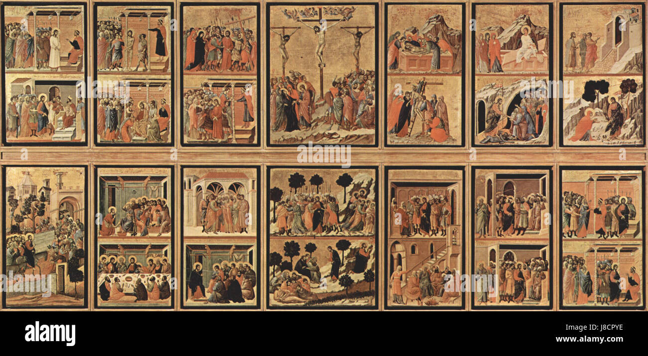 Duccio di Buoninsegna, an important Italian painter of the 13th century ...