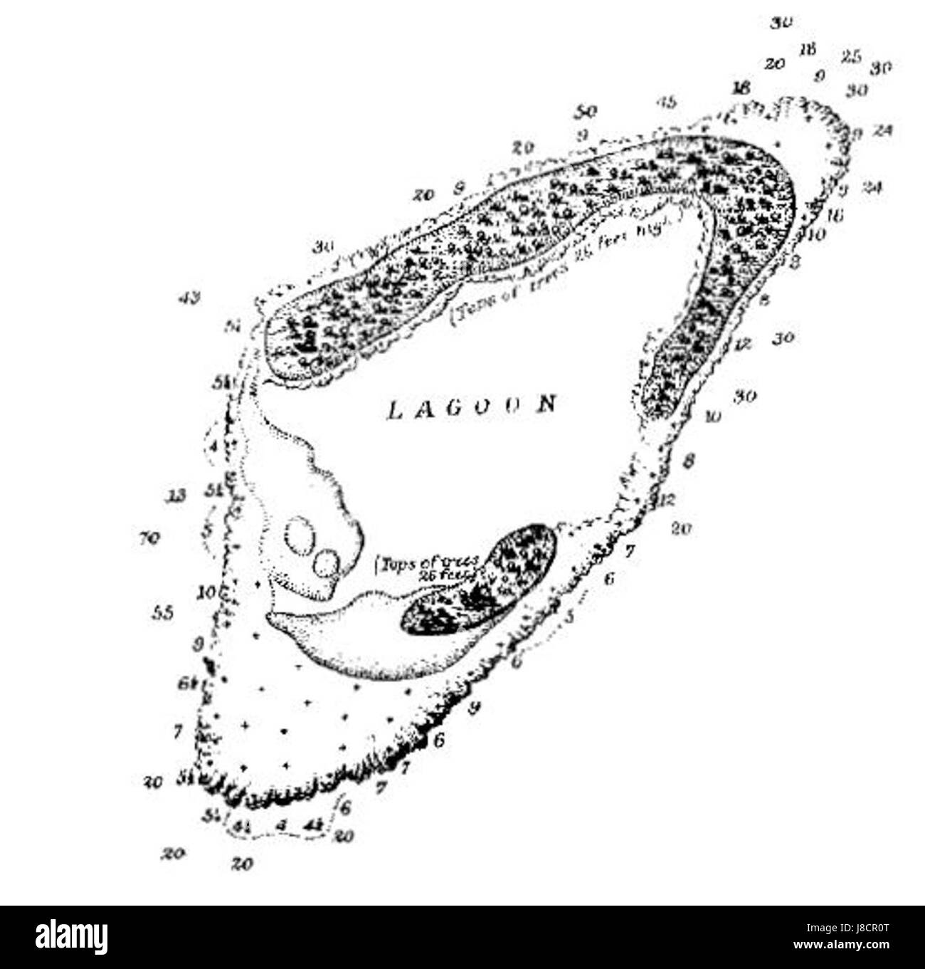 Map of the south pacific Cut Out Stock Images & Pictures - Alamy