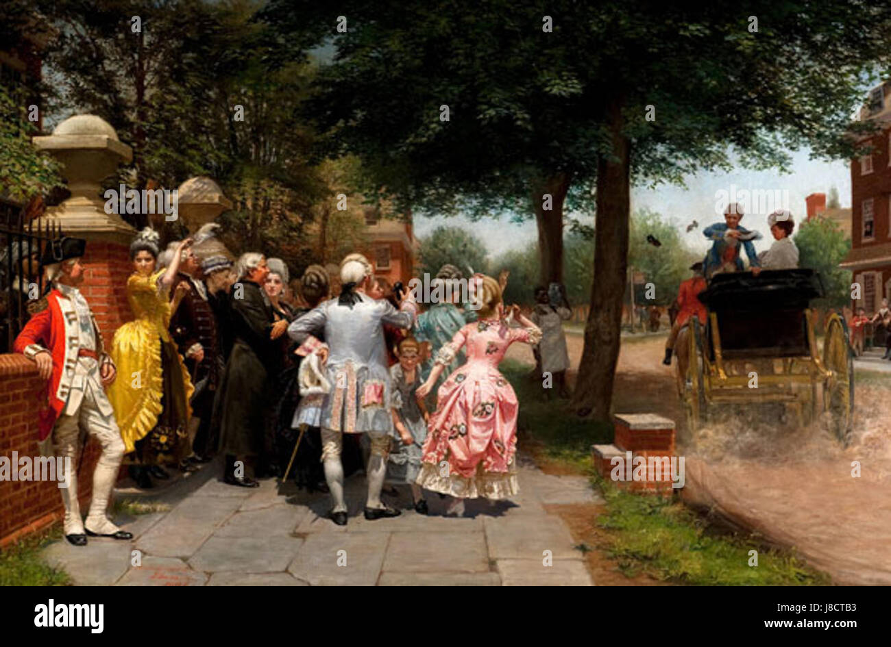 Early colonial marriages hi-res stock photography and images - Alamy