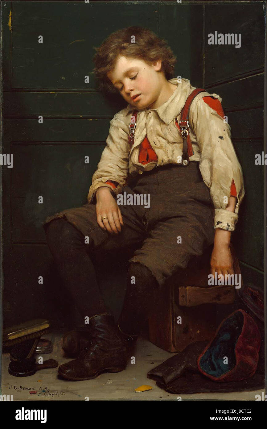 John george brown hi-res stock photography and images - Alamy