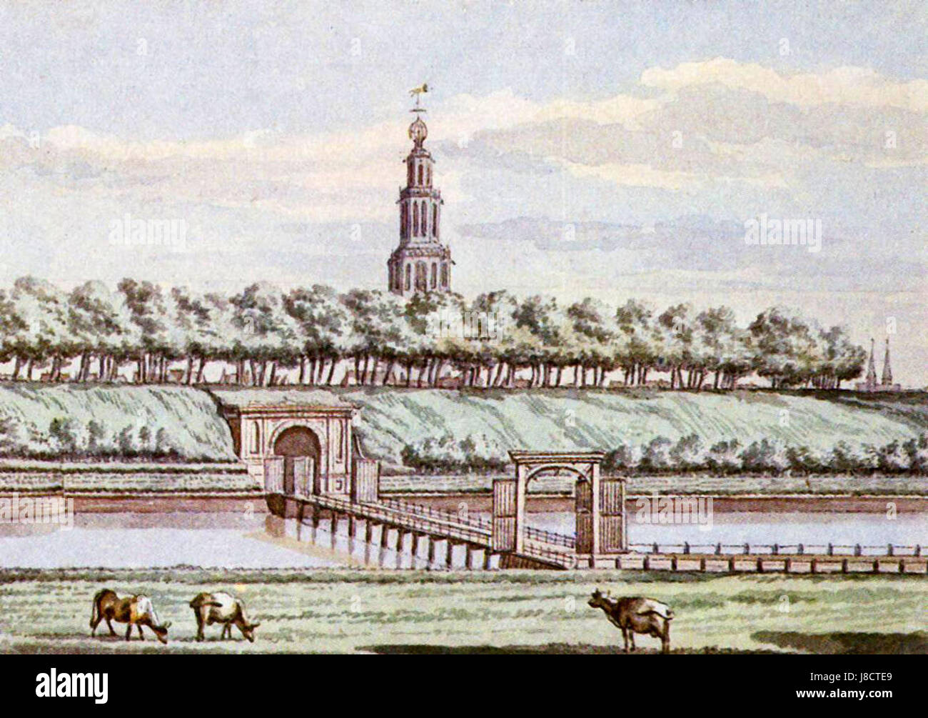 Herepoort with Herebrug refers to a historic gate and bridge in the ...