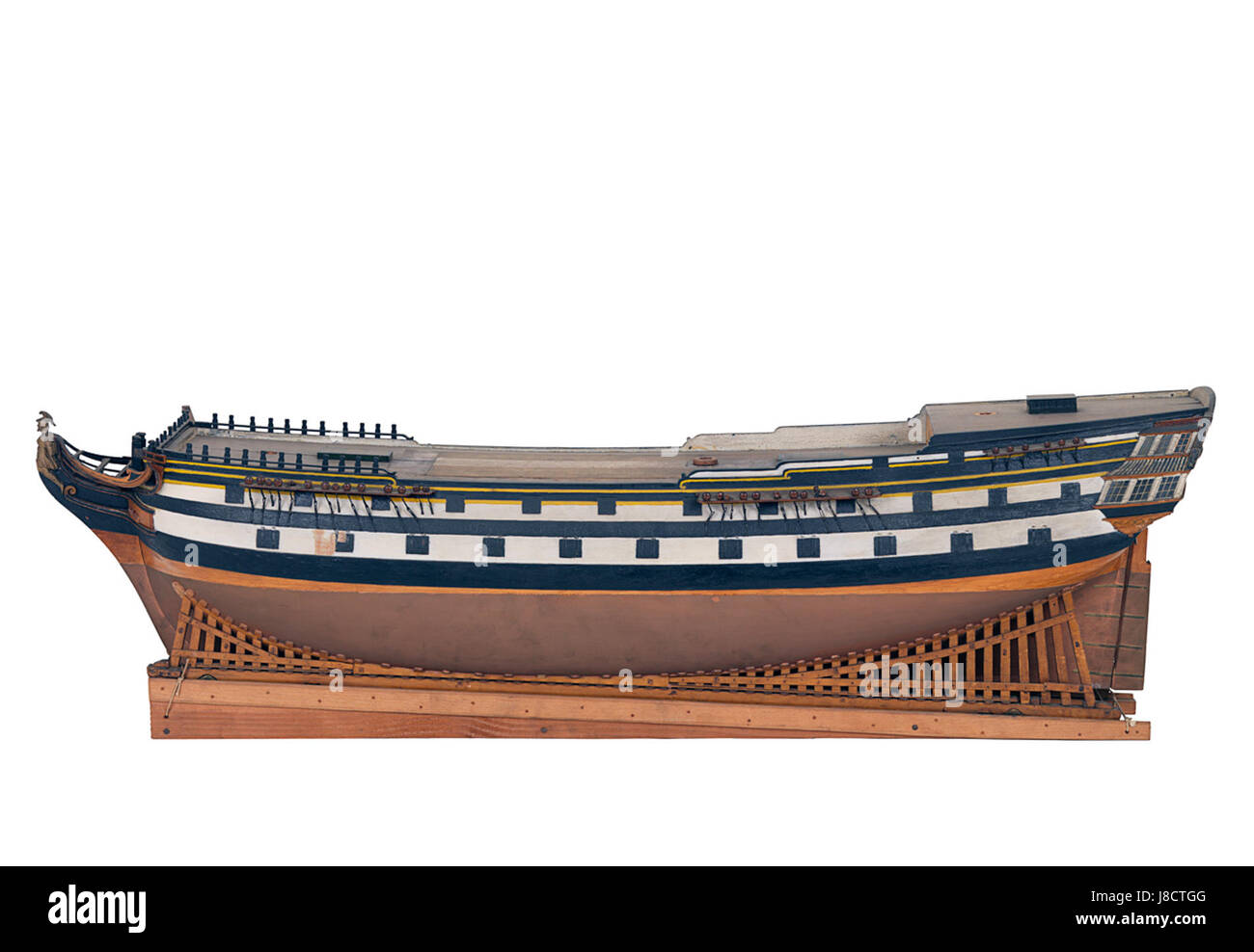 Historic royal navy ship Cut Out Stock Images & Pictures - Alamy