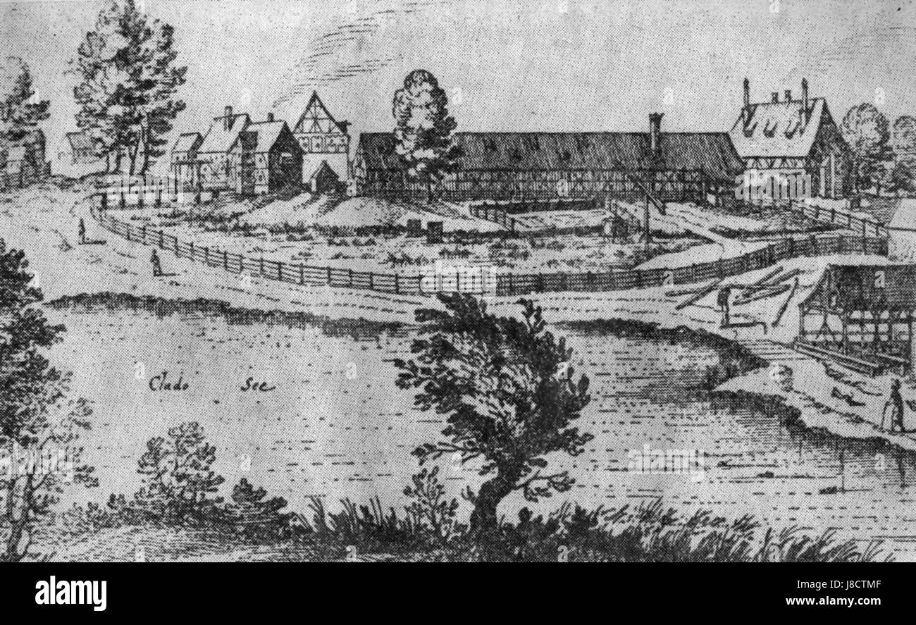 The 'Folwark klasztorny' (monastic farm) in Himmelstadt (Mironice ...