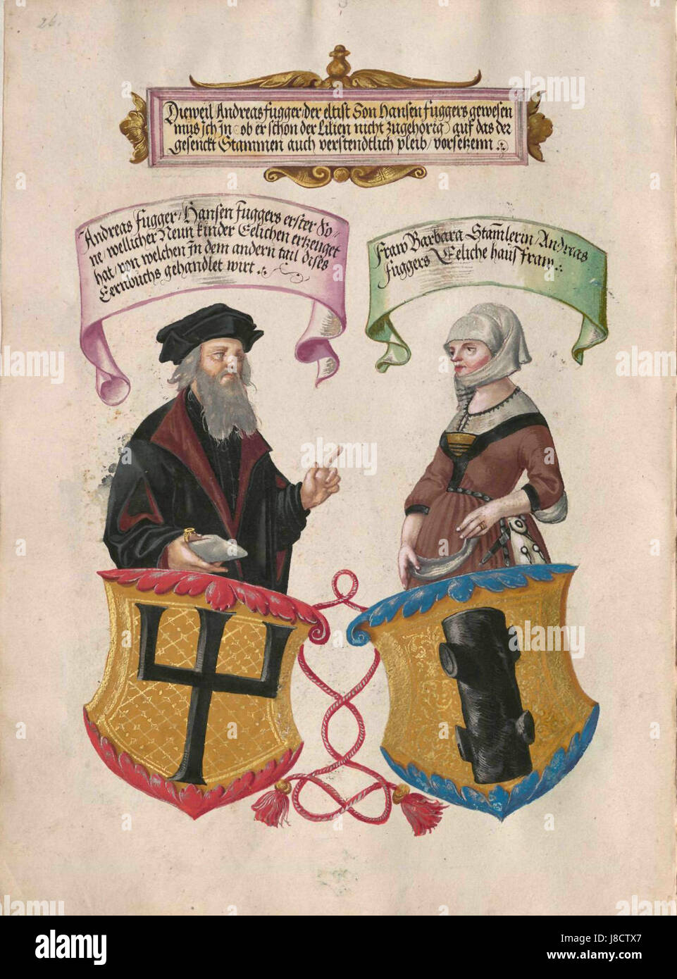 The Fugger Ehrenbuch is a historical book or document, likely ...