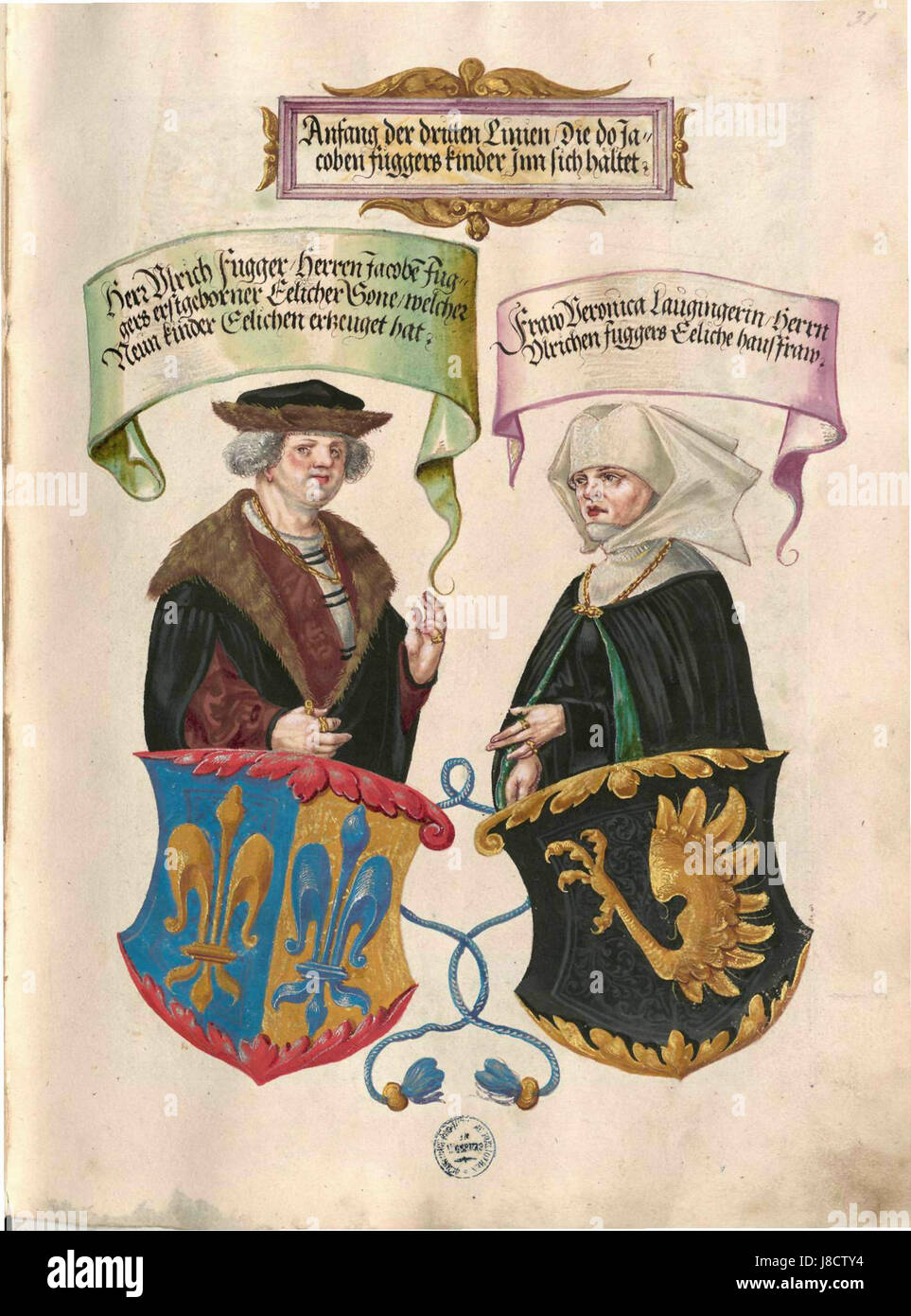 The Fugger Ehrenbuch, a historical document detailing the honors and ...