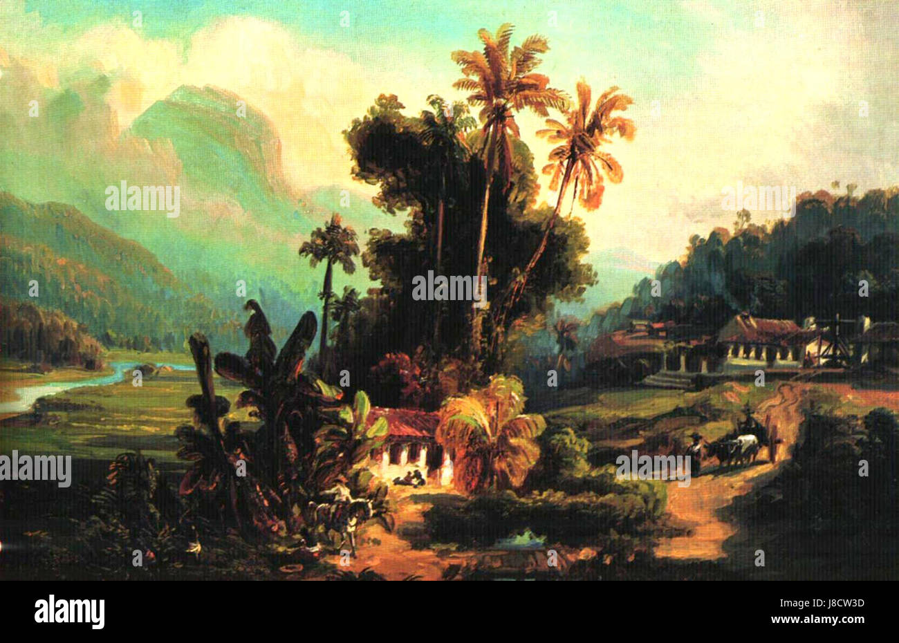 Ferdinand Bellermann was a German painter, known for his landscapes and ...