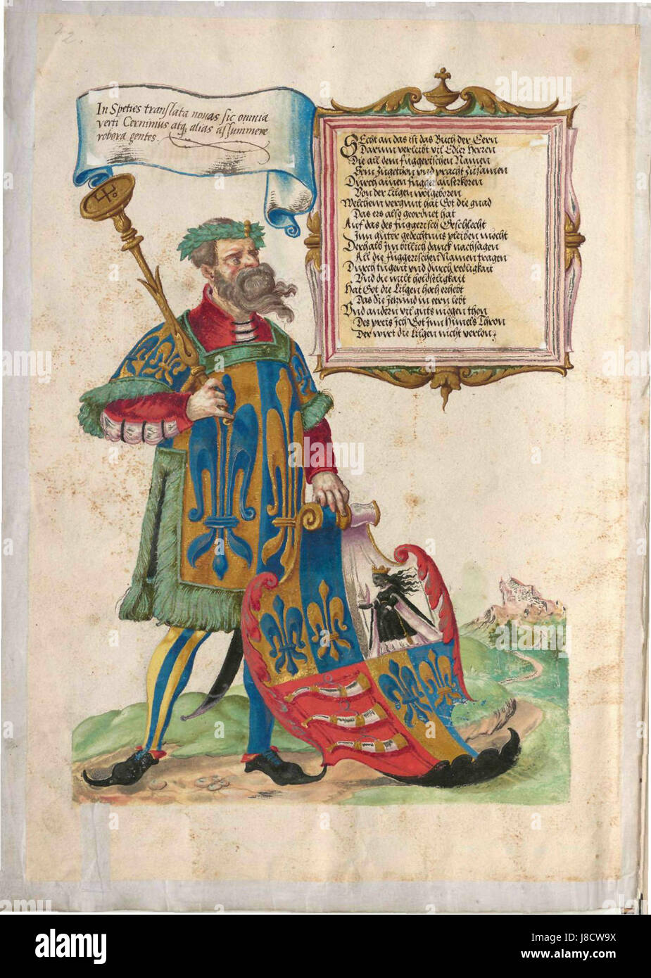 The 'Fugger Ehrenbuch' is a historical manuscript documenting the ...