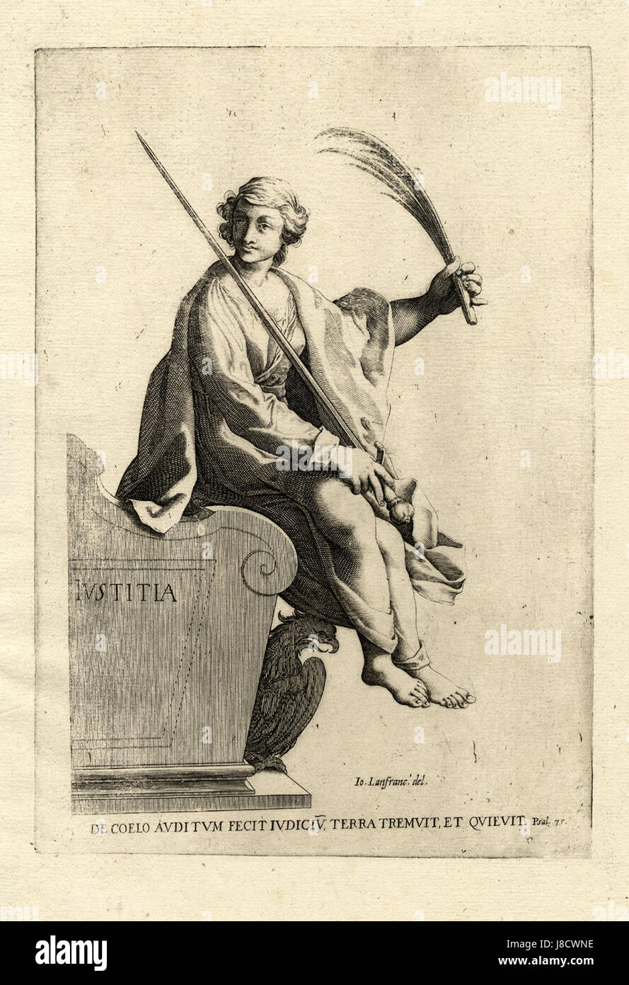 'Die Tugenden' by Giovanni Lanfranco is a work of art featuring ...