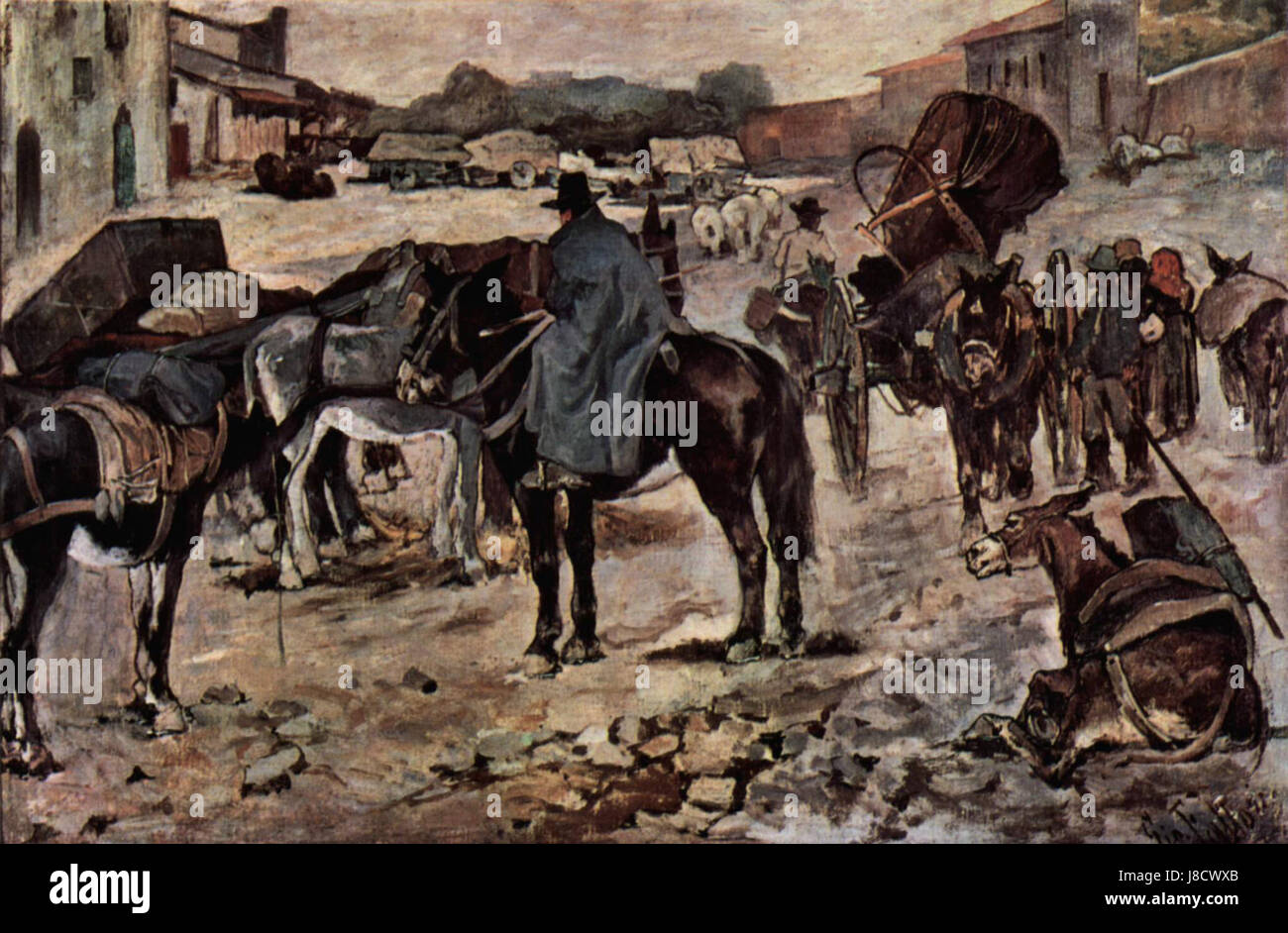 Giovanni Fattori was an Italian painter and a leading figure in the ...