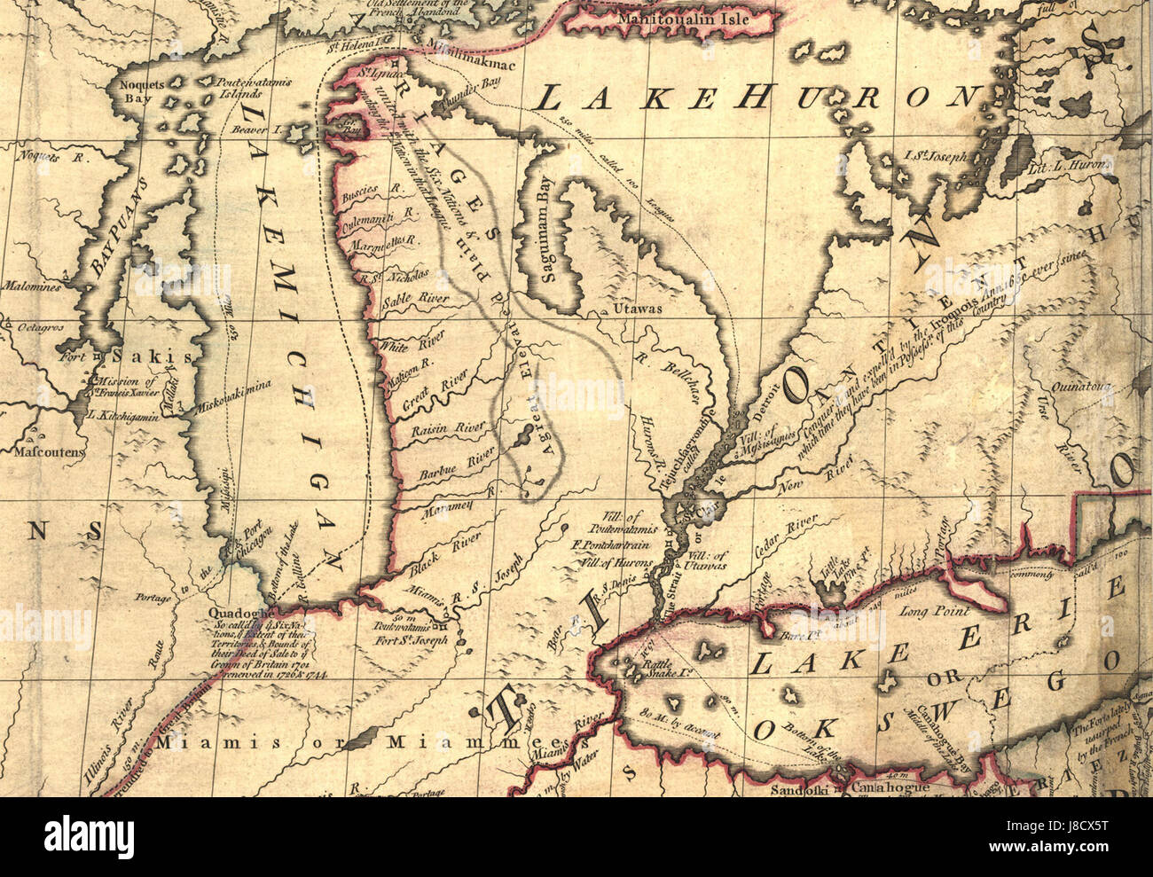 Mitchell map hi-res stock photography and images - Alamy