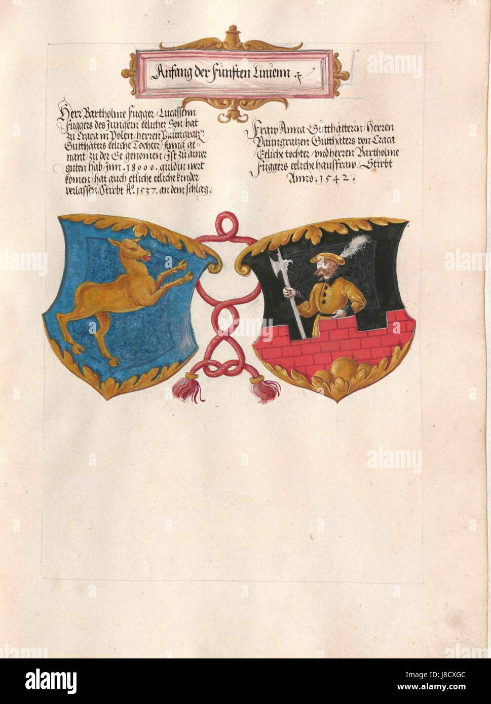 The 'Geheime Ehrenbuch der Fugger' is a 16th-century illuminated ...