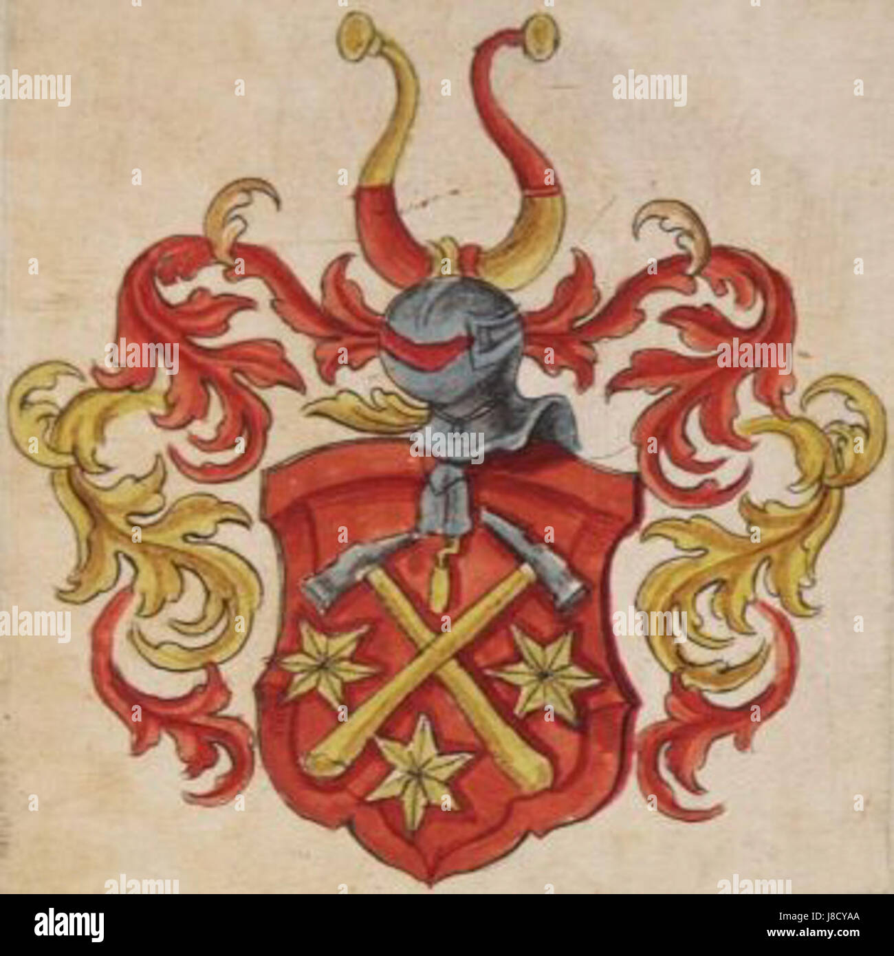 This coat of arms (Wappen) represents the noble family from ...