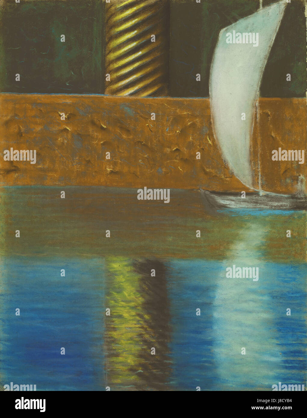 A 1904 painting by Mikalojus Konstantinas Ciurlionis titled 'REX (I ...