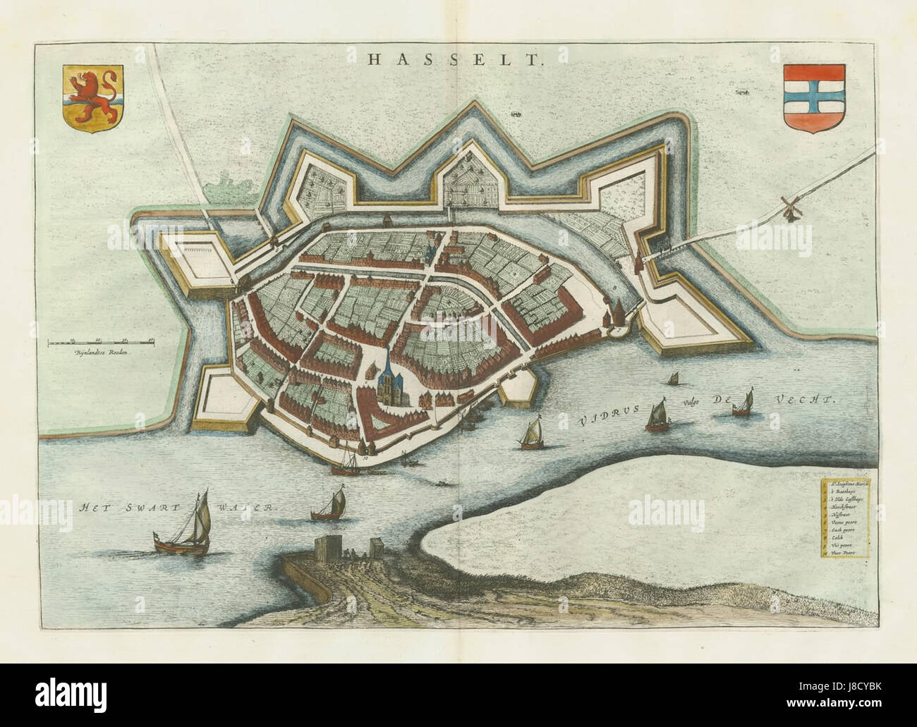 Hasselt map hi-res stock photography and images - Alamy