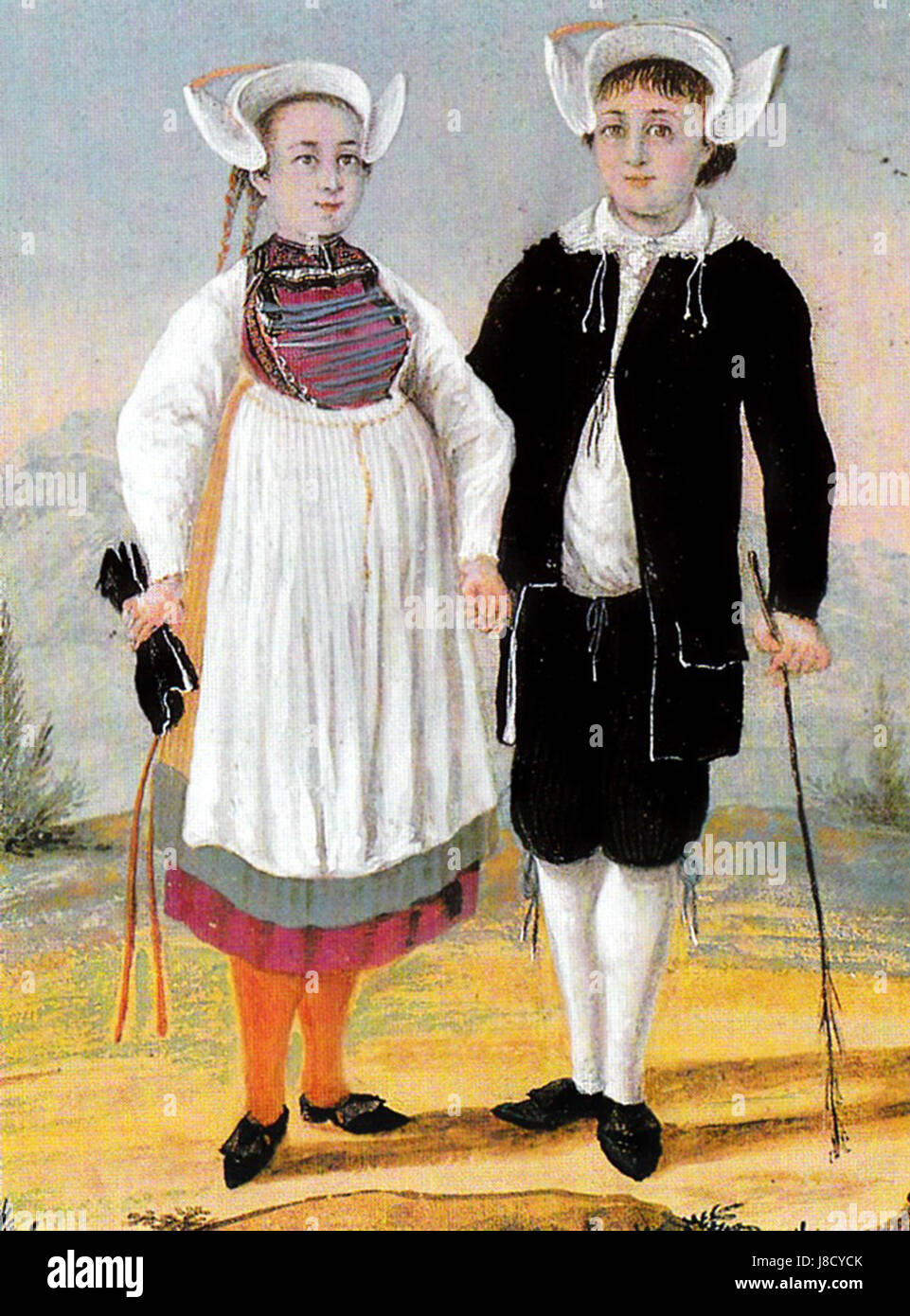 This title refers to an aquarelle (watercolor) painting by Hotzen. The ...